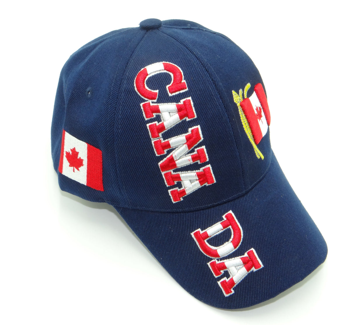 Canada Flag Provincial 3D Embroidered Snapback Cap/Souvenir Hats Gifts ...