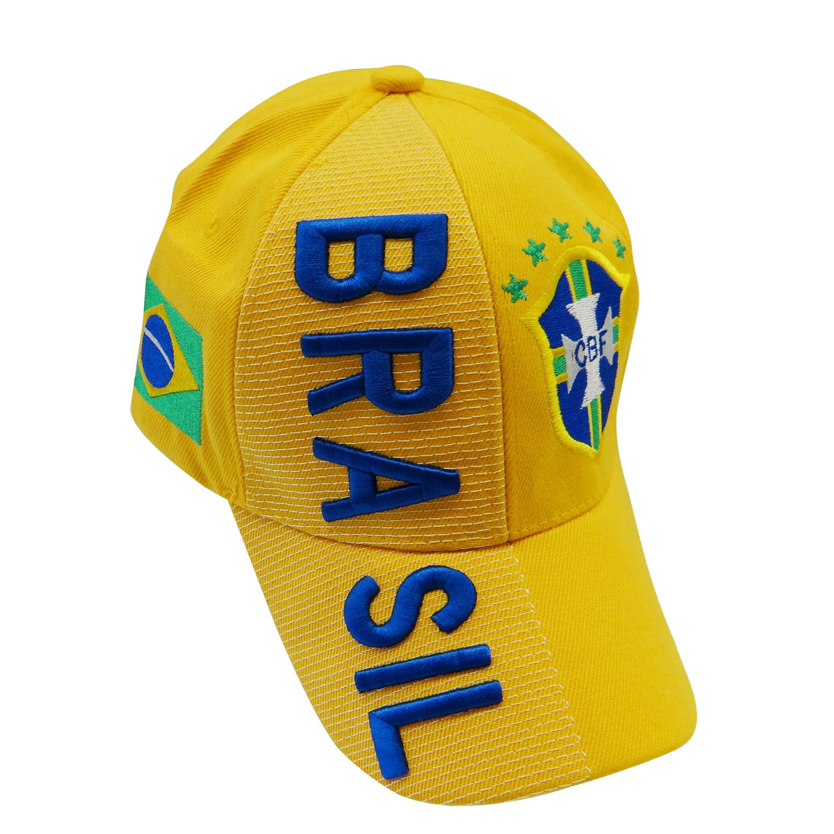 Brazilian Flag 3D Embroidered Snapback Baseball Souvenir Cap/Gift ...