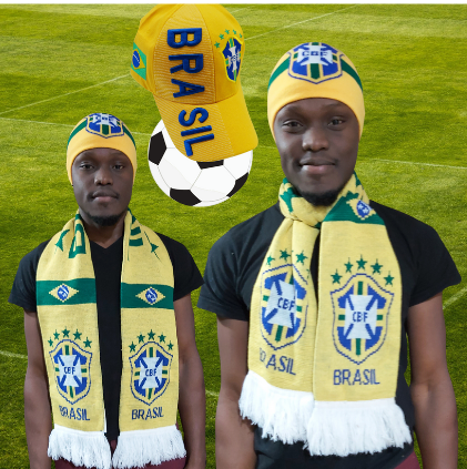 Brazil Knitted Scarf & Toque World Cup Soccer 2022 Winter Gear ...