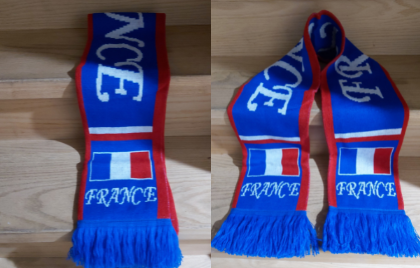France Knitted Scarf & Toque World Cup Soccer 2022 Winter Gear ...